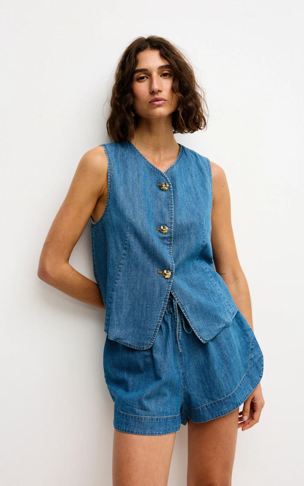 Kinney Camille Denim Vest
